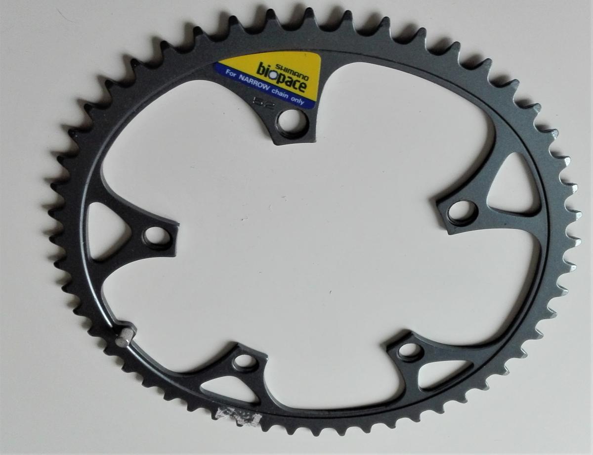 SHIMANO BIOPACE - SG steel CHAINRING - 52 - Plateau acier BCD 130