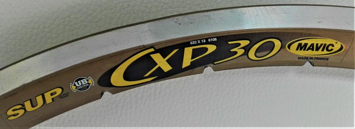 1 MAVIC CXP30 622x13 TIRE ALU 28" RIM - 700 - 36 -1 Jante pneu alu