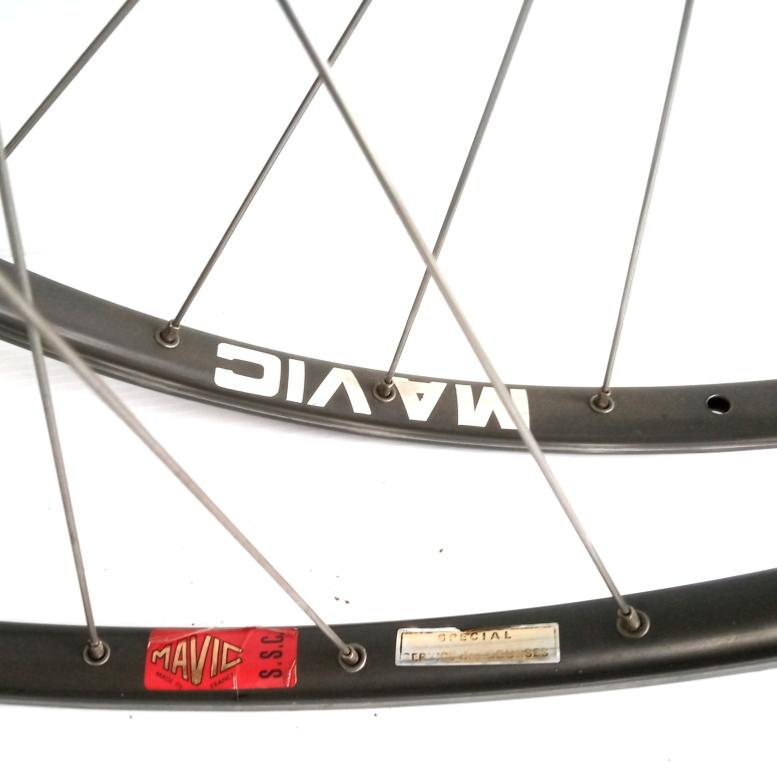 CAMPAGNOLO SUPER RECORD - MAVIC SSC WHEELS 28 - Paire de roues