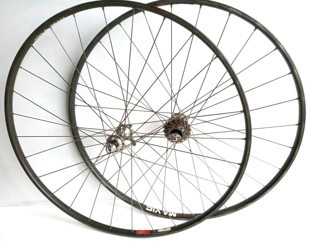 CAMPAGNOLO SUPER RECORD - MAVIC SSC WHEELS 28 - Paire de roues