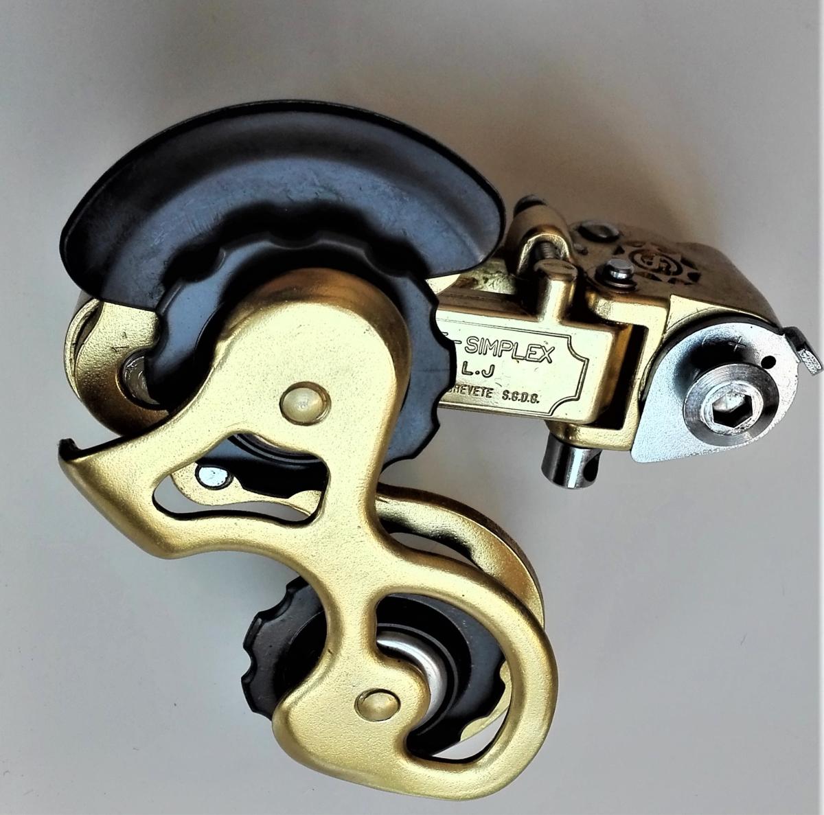 PRESTIGE SUPER LJ SIMPLEX GOLD REAR DERAILLEUR - Dérailleur arrière or