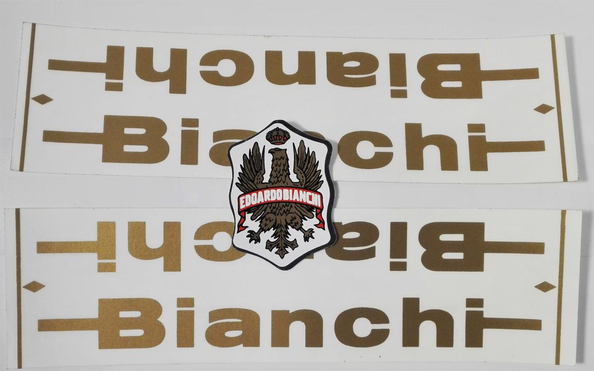 3 BIANCHI STICKERS - 3 Autocollants Bianchi